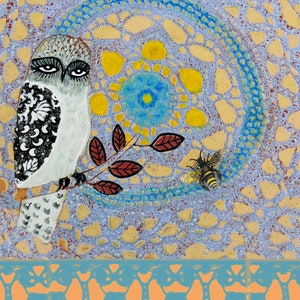 Pack of 4 Owl Notecards, With Envelopes. Magical Owls Art Card From an ...