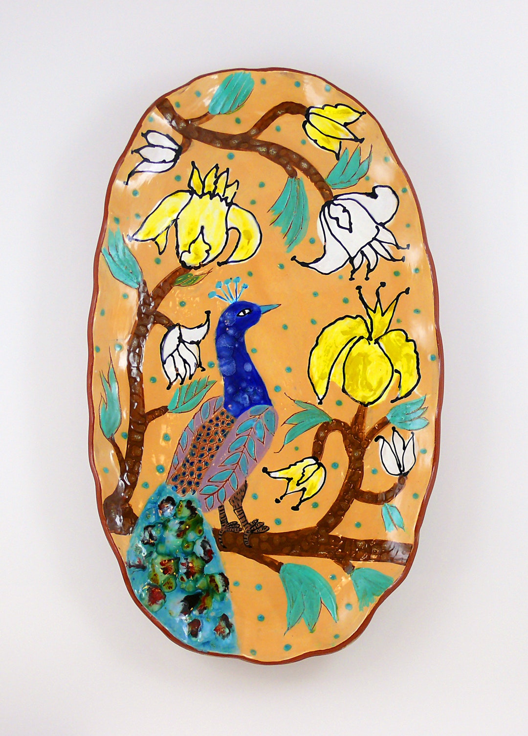 Ceramic Wall Hanging Platter, Ceramic Wall Plate, Ceramic Wall Tile ...