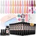 15 Color Poly Gel Nail Extension Kit: Beginner DIY Nail Art Set - Etsy