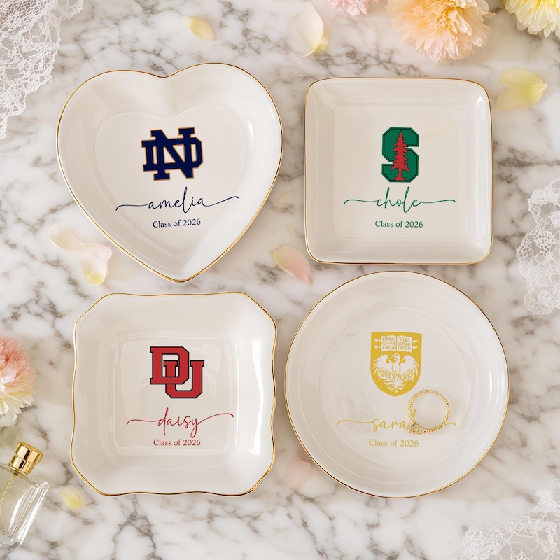 College Logo Trinket - Etsy