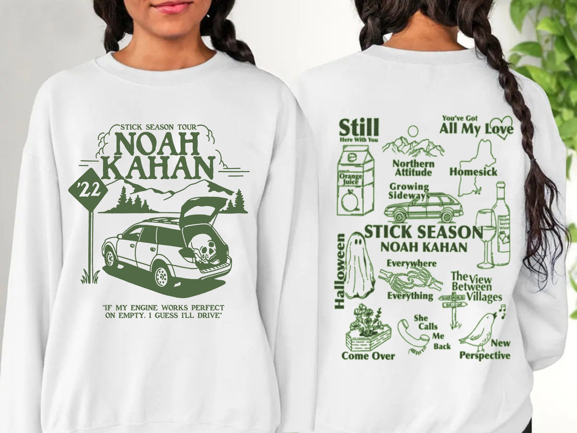 Noah Kahan Stick Season Tracklist Tour Shirt, Noah Kahan Tour 2023 ...