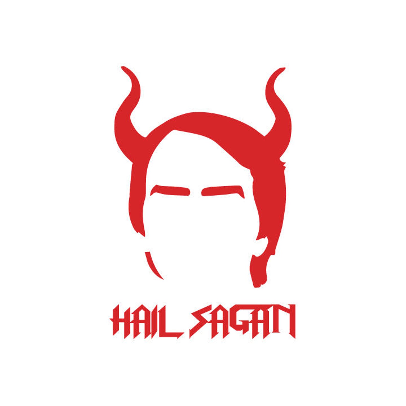 Hail Sagan Vinyl Sticker/decal - Etsy