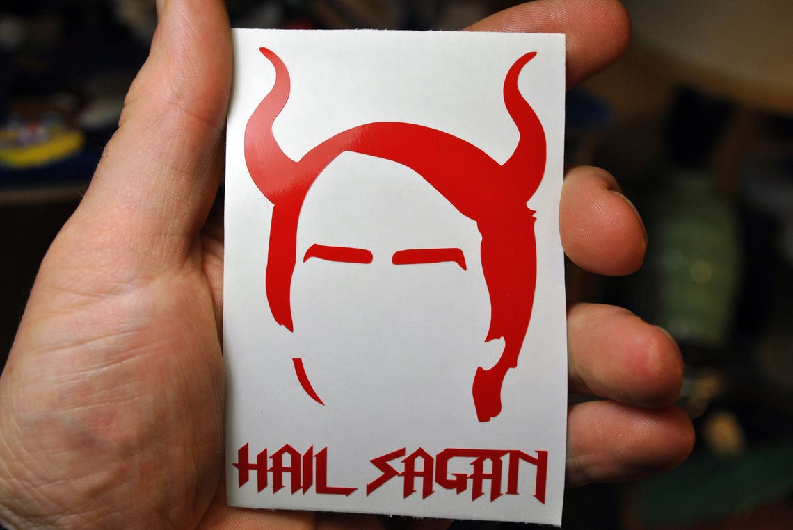 Hail Sagan Vinyl Sticker/decal - Etsy