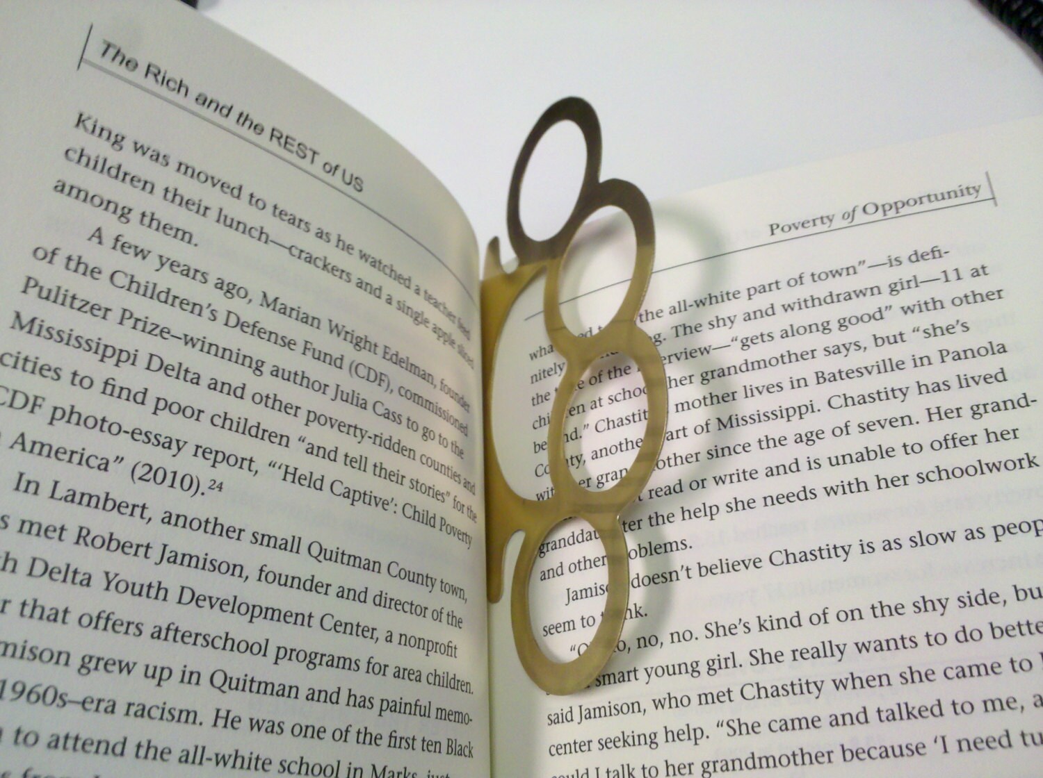 Brass Knuckles Bookmark | Etsy