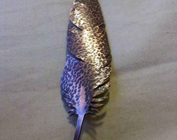 Crow Feather Head Badge - Etsy