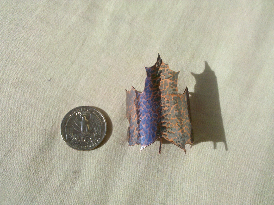 Maple Leaf Head Badge - Etsy