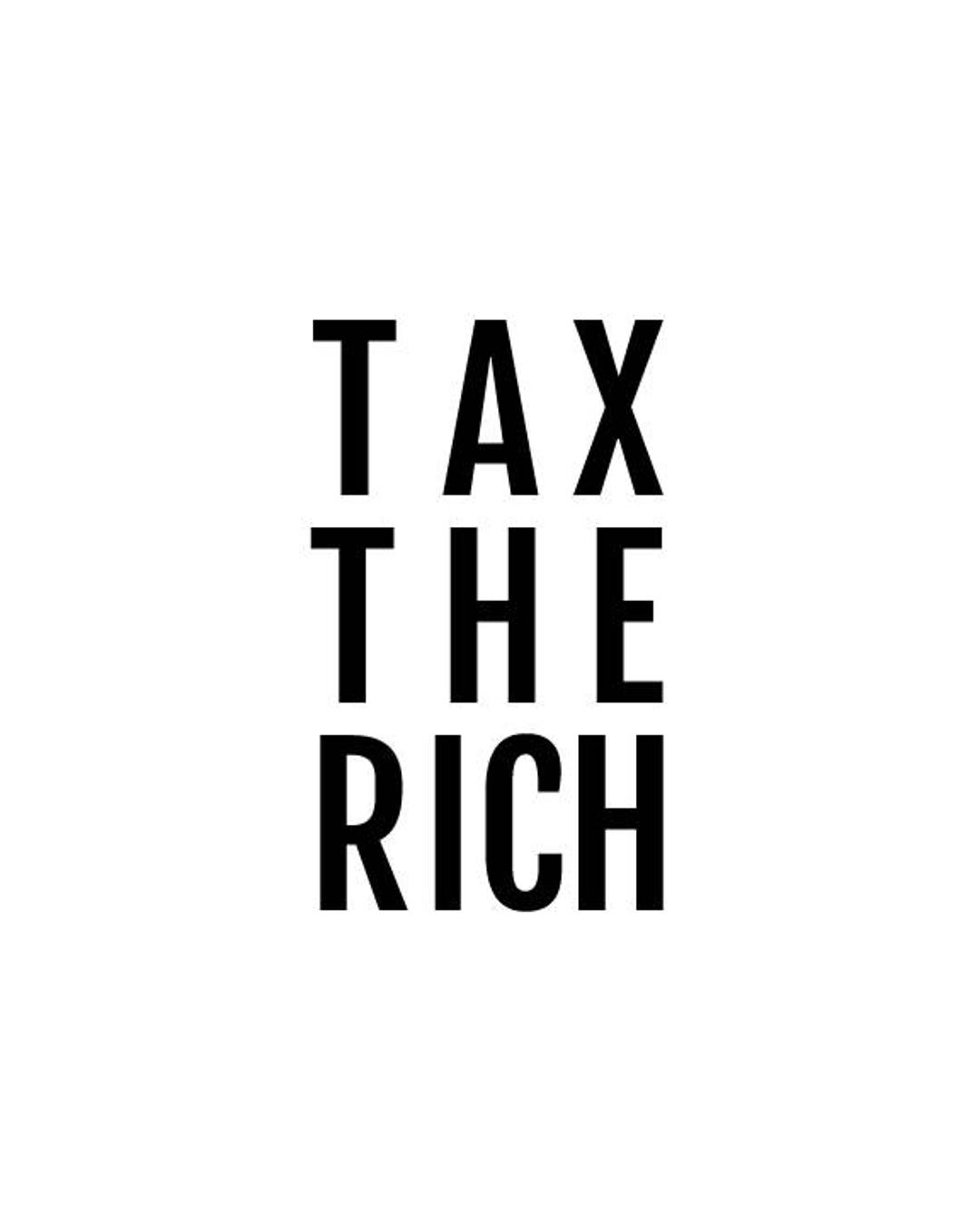 Tax the Rich Vinyl Sticker/decal - Etsy