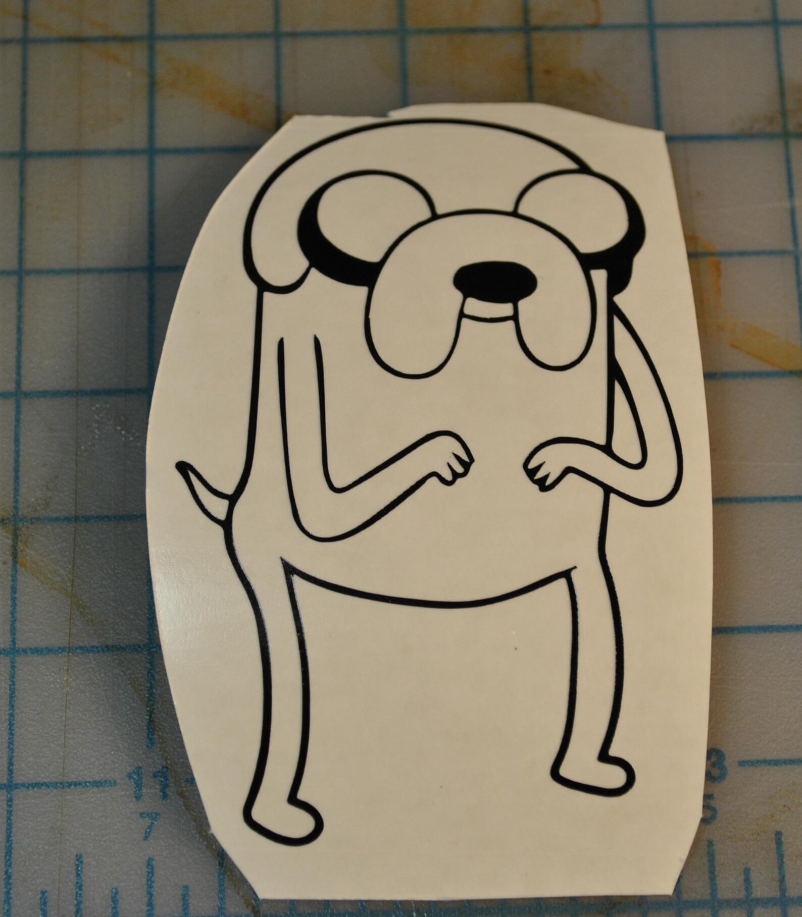 Jake the Dog Adventure Time Vinyl Sticker/decal 2 Pack | Etsy