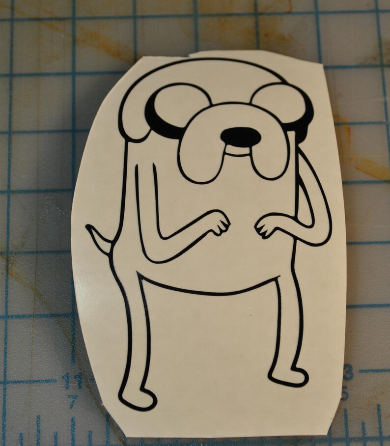 Jake the Dog Adventure Time Vinyl Sticker/decal 2 Pack - Etsy