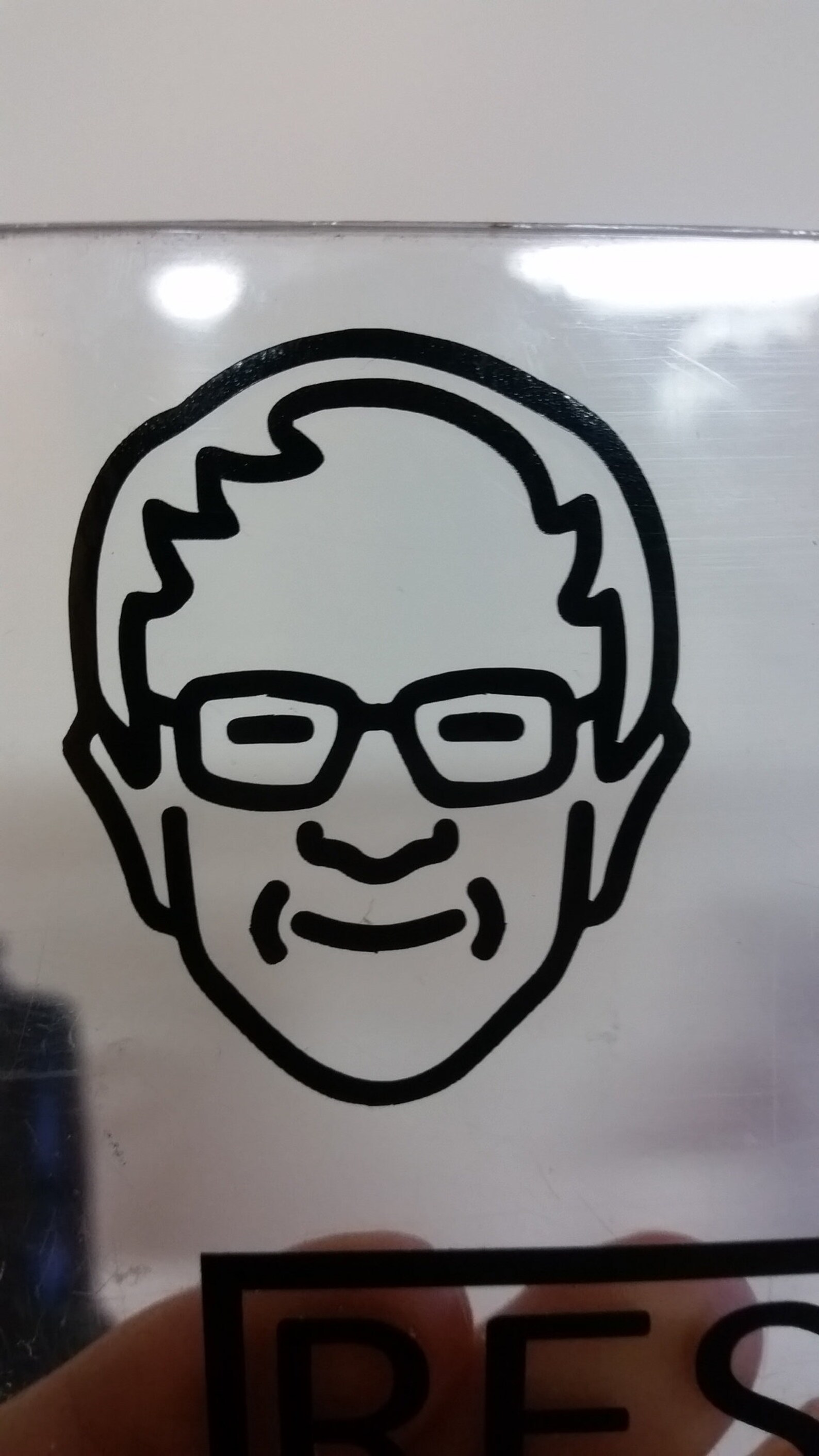 Bernie Sanders Head Vinyl Sticker/Decal | Etsy