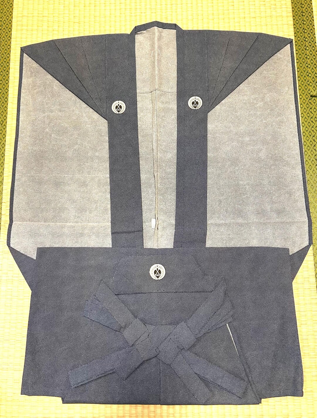 M-L Size/ Kamishimo Samurai Made in Japan Men's Bushi Kimono ...
