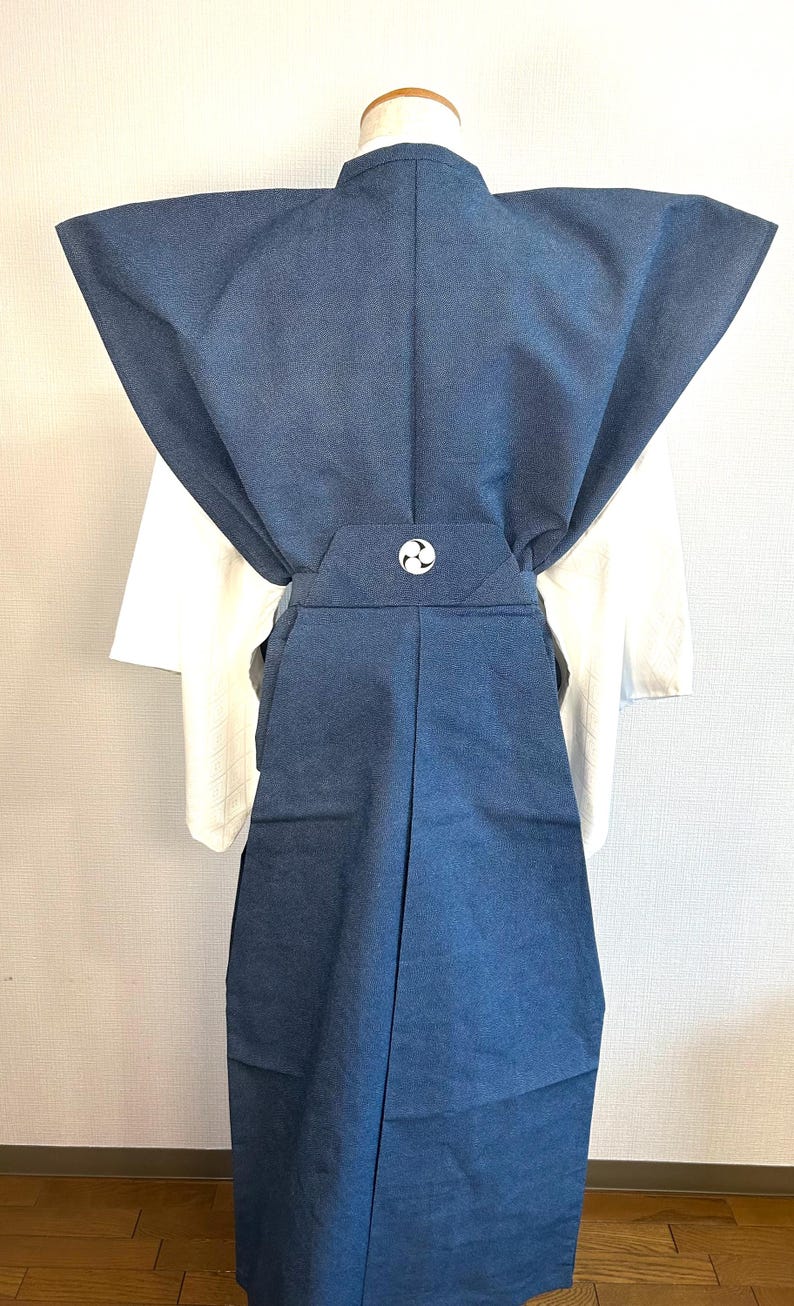 Kamishimo Total Set! Men's Samurai Bushi Kimono M-L Size (three-pronged ...