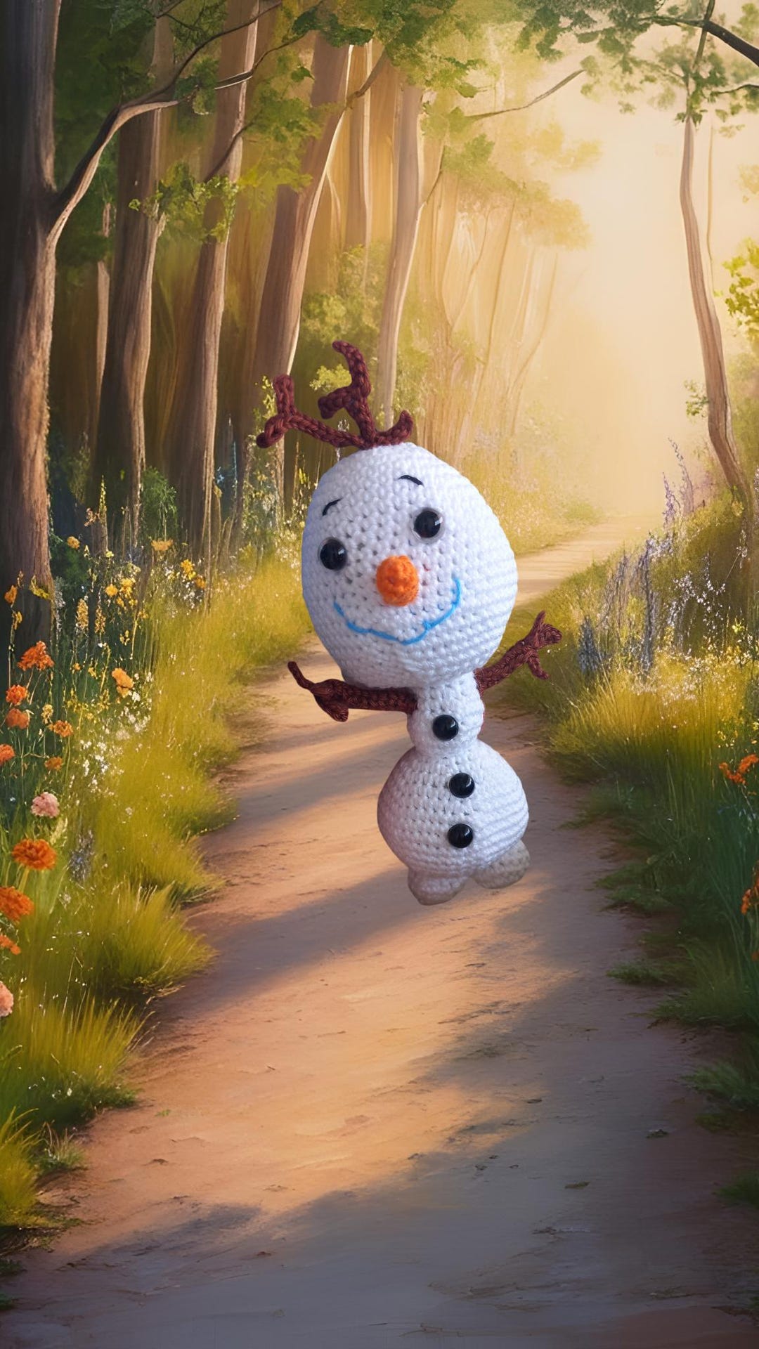 Crocheted Snowman Olaf Plush - Etsy