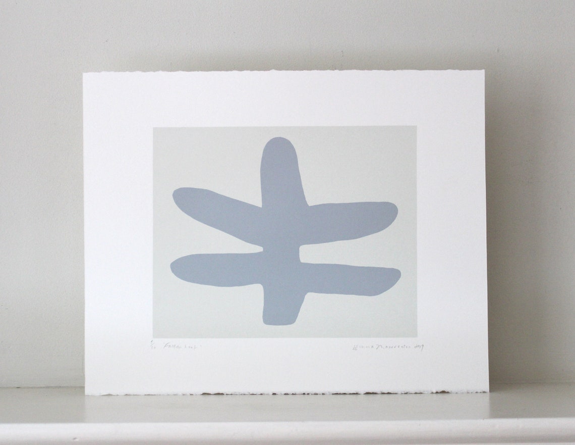 Small Abstract Print Original Print Modern Screenprint | Etsy