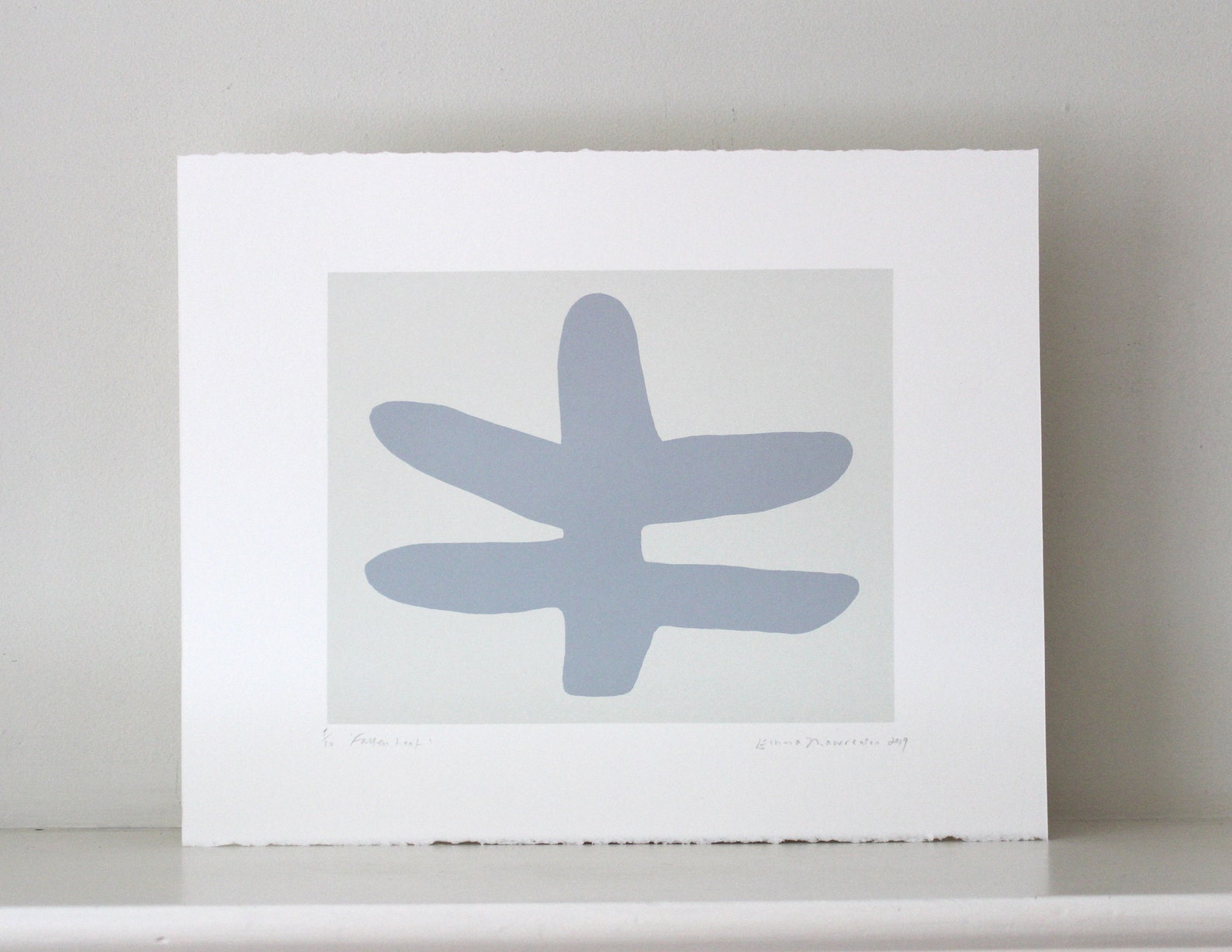 Small Abstract Print Original Print Modern Screenprint | Etsy