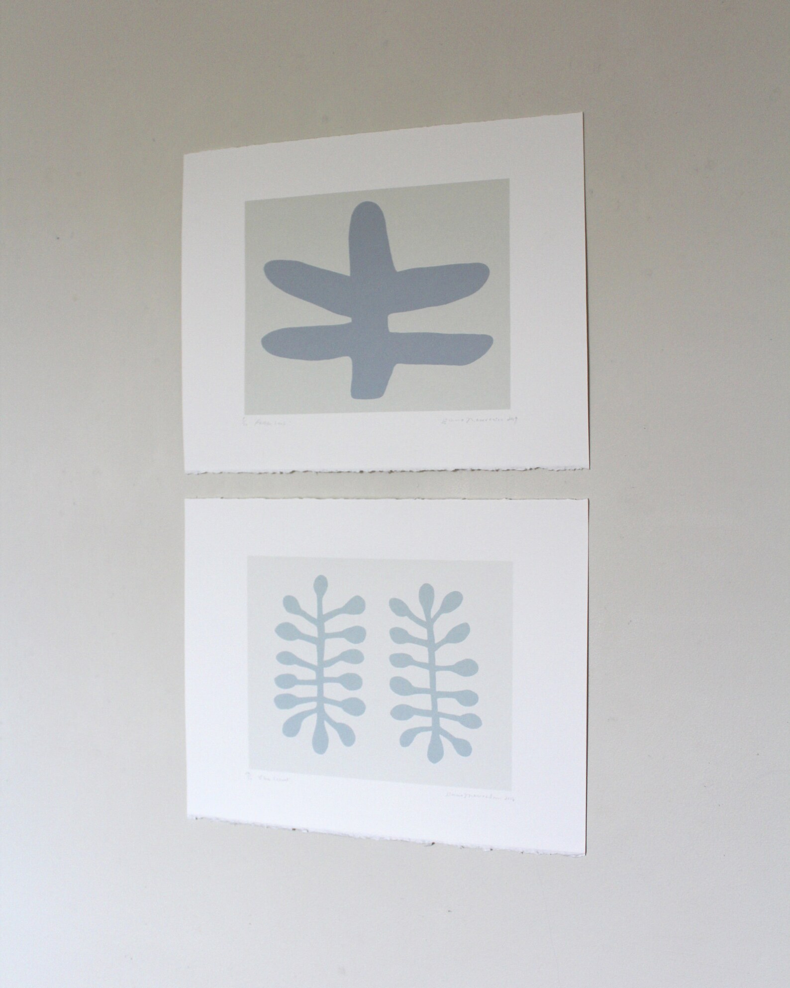 Small Abstract Print Original Print Modern Screenprint | Etsy