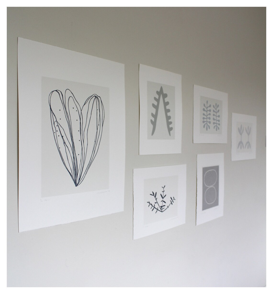 Black and White Botanical Print - Modern Botanical Print - Minimal ...