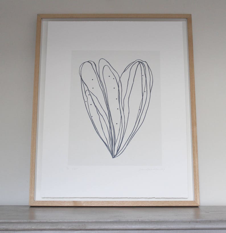 Black and White Botanical Print - Modern Botanical Print - Minimal ...
