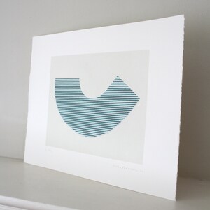Mid Century Modern Art / Retro Screenprint / Sherbet Colours by Emma ...