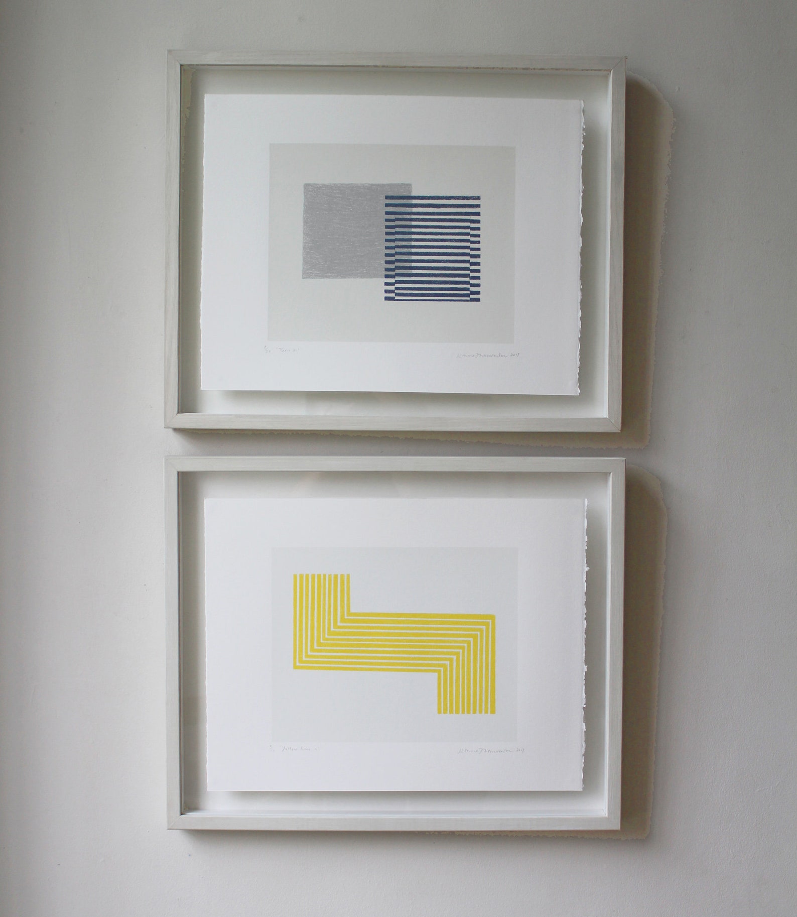 Mid Century Modern Geometric Original Screenprint Handmade - Etsy