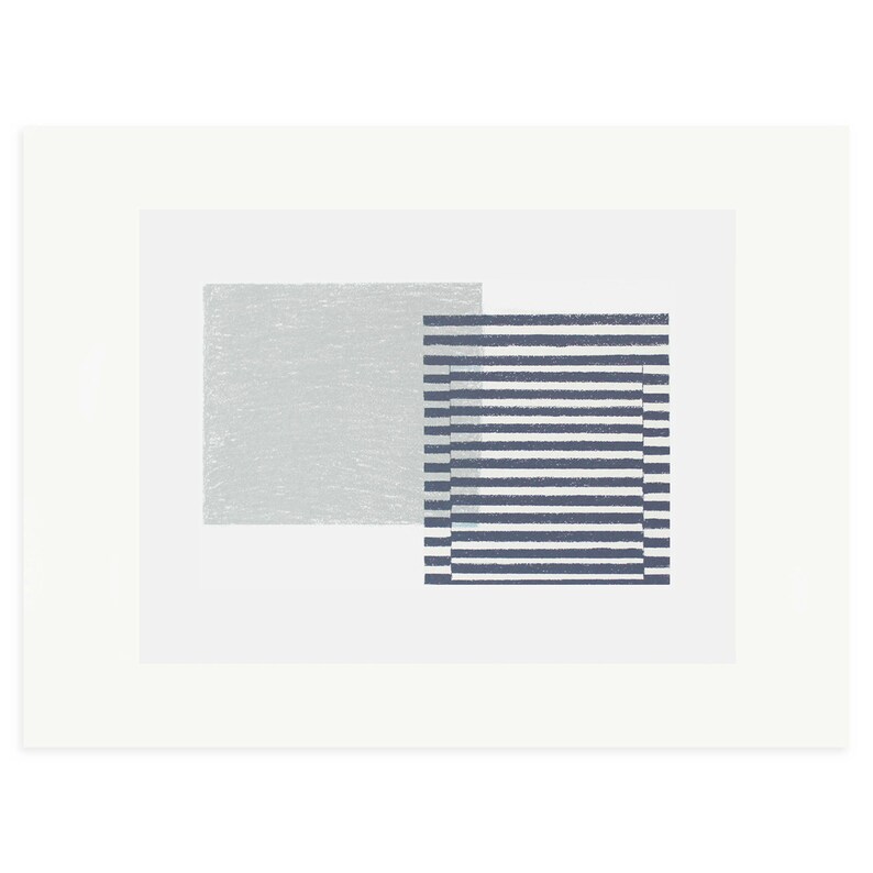 Mid Century Modern Geometric Original Screenprint Handmade - Etsy