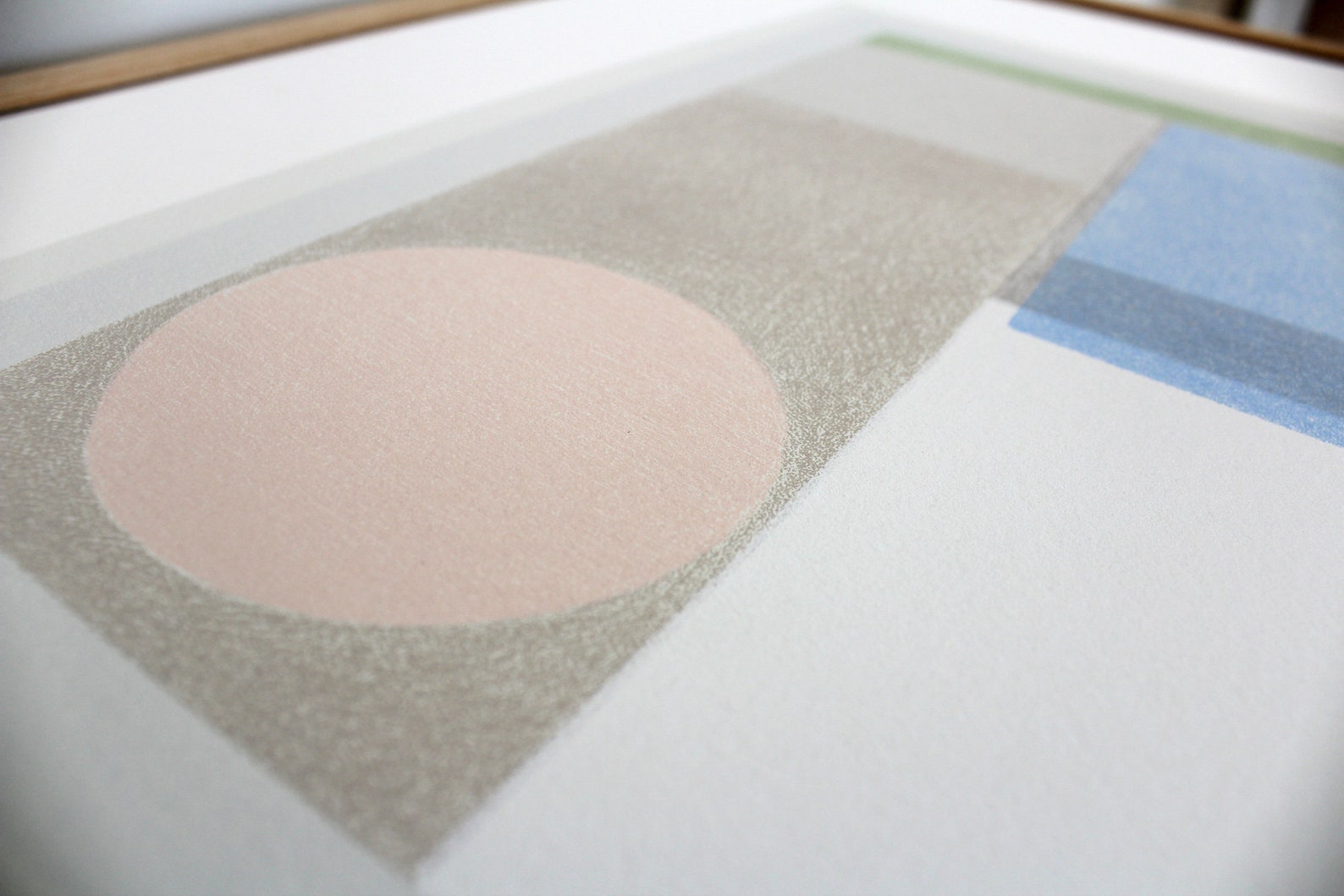 Geometric Screenprint, Original Handmade Silkscreen, Abstract Art ...
