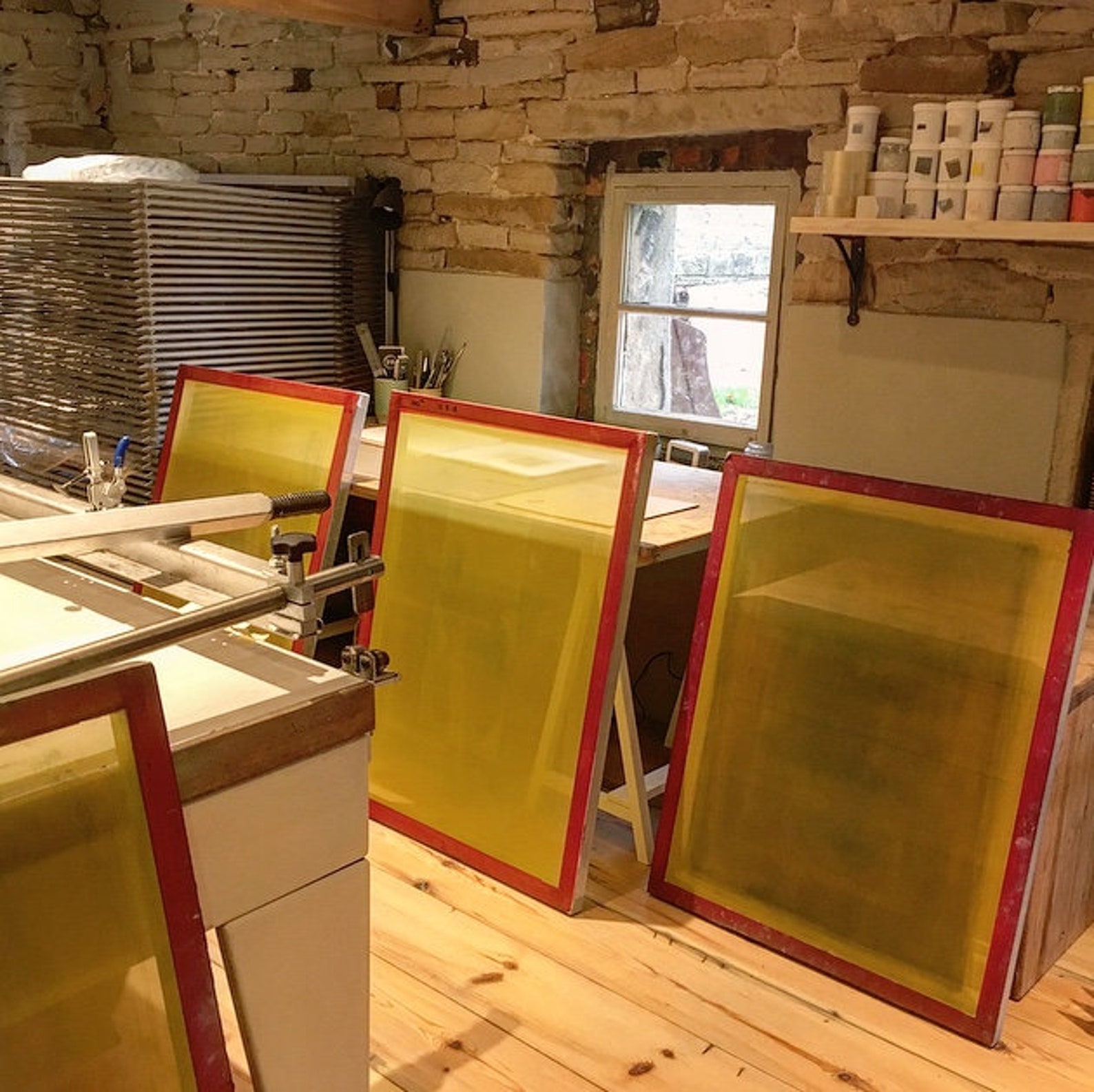 Large Black Abstract Minimal Original Screenprint Modern - Etsy