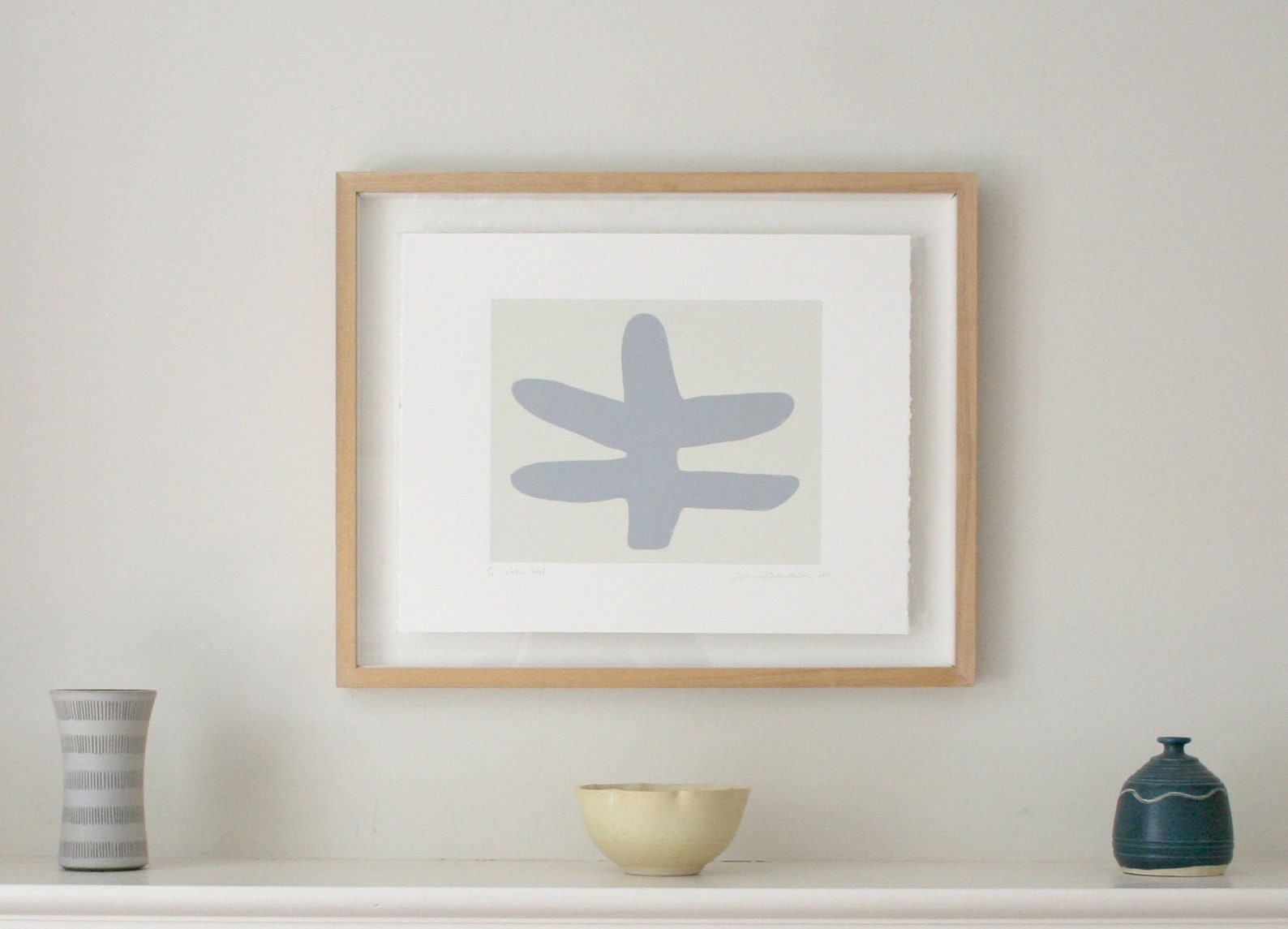 Small Abstract Print Original Print Modern Screenprint | Etsy