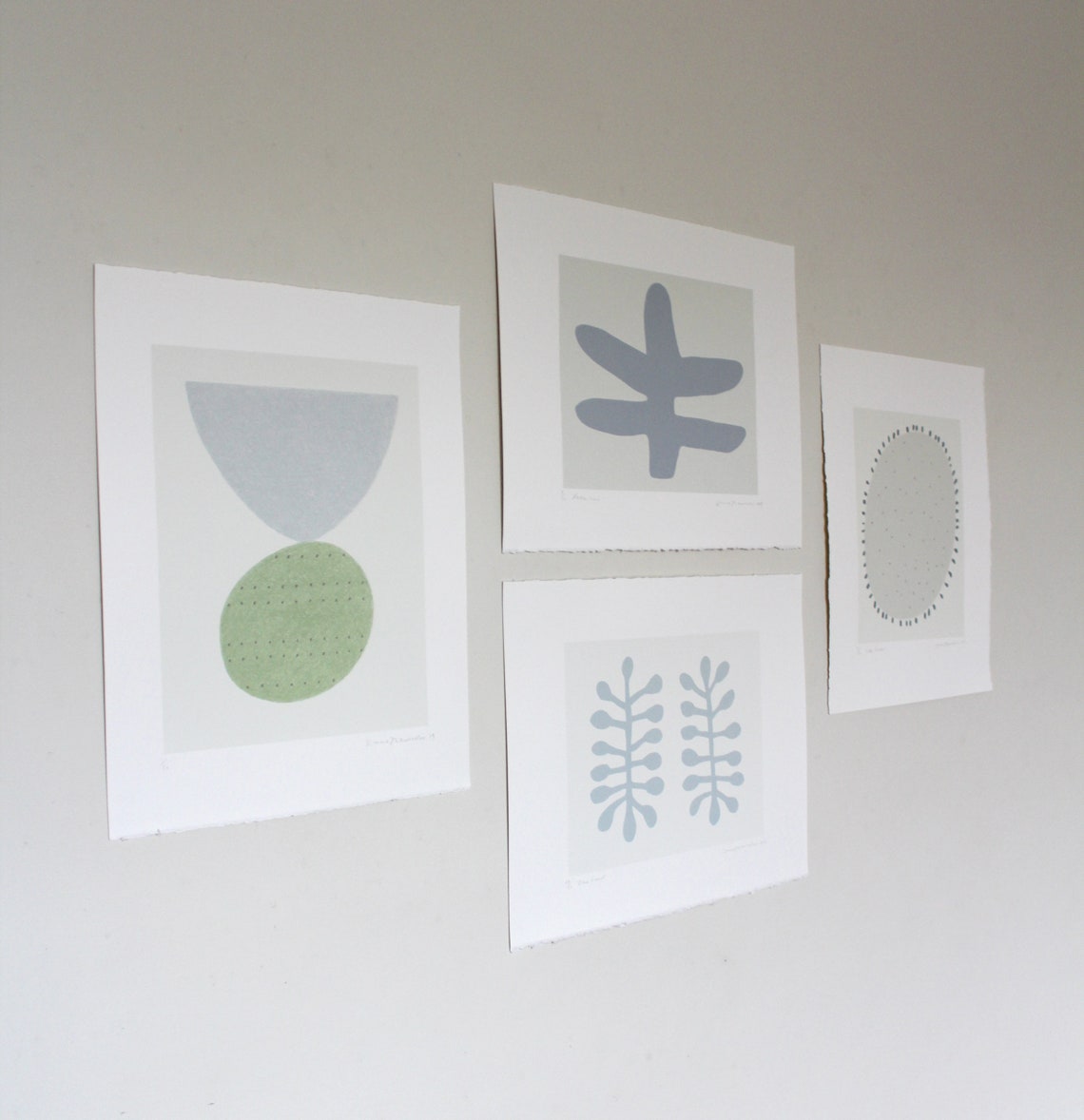 Small Abstract Print Original Print Modern Screenprint | Etsy