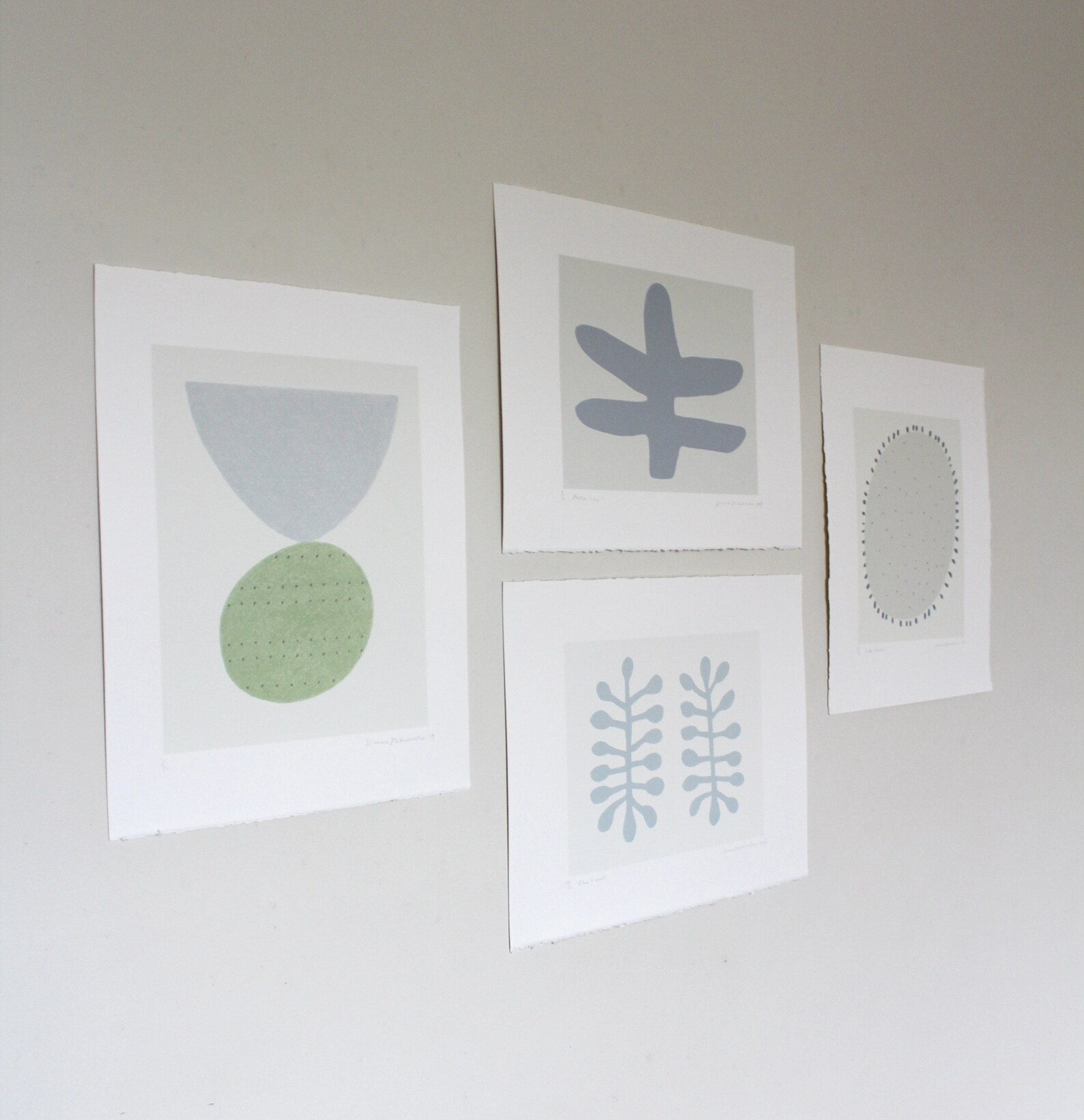 Small Abstract Print Original Print Modern Screenprint | Etsy