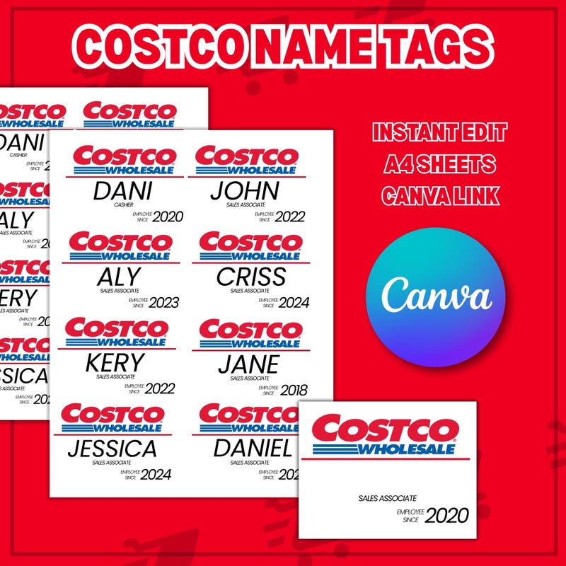 Costco Printable Sign - Etsy