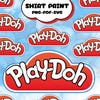 Playdoh SVG Playdoh DXF Playdoh PNG Playdoh Cut File Playdoh Clipart ...