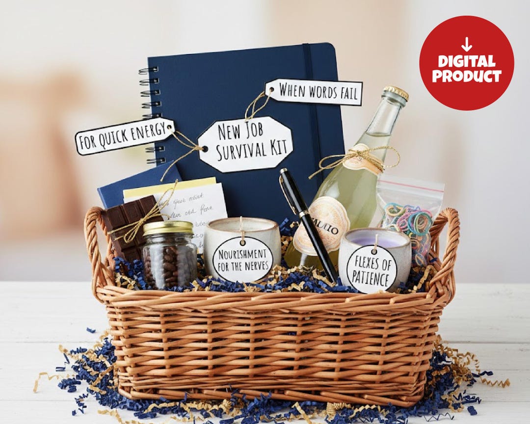 New Job Survival Kit Printable | Farewell Gift for Colleagues ...