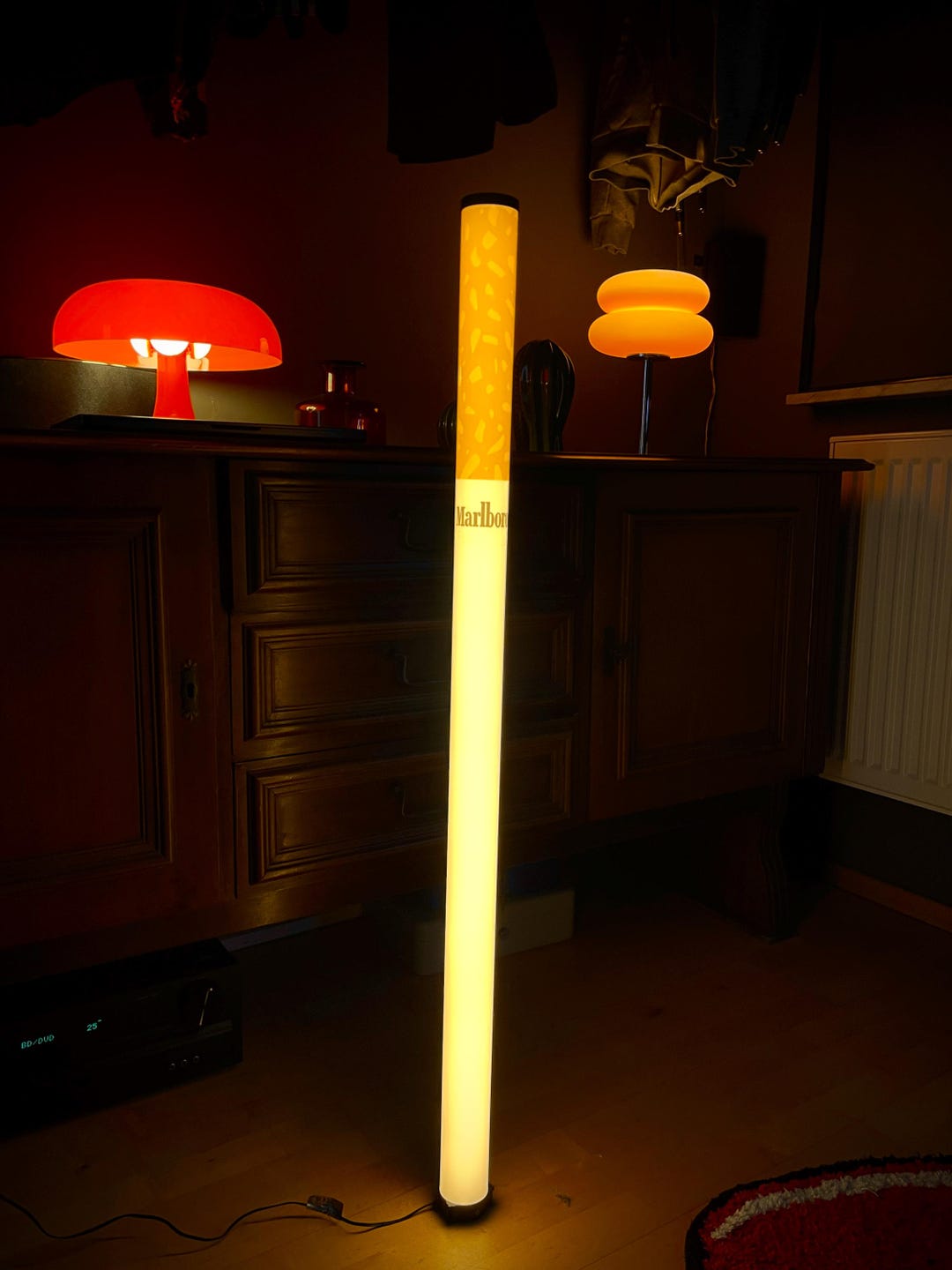 Marlboro Cigarette Floor Lamp Retro Vintage Cigarette Mid Century - Etsy