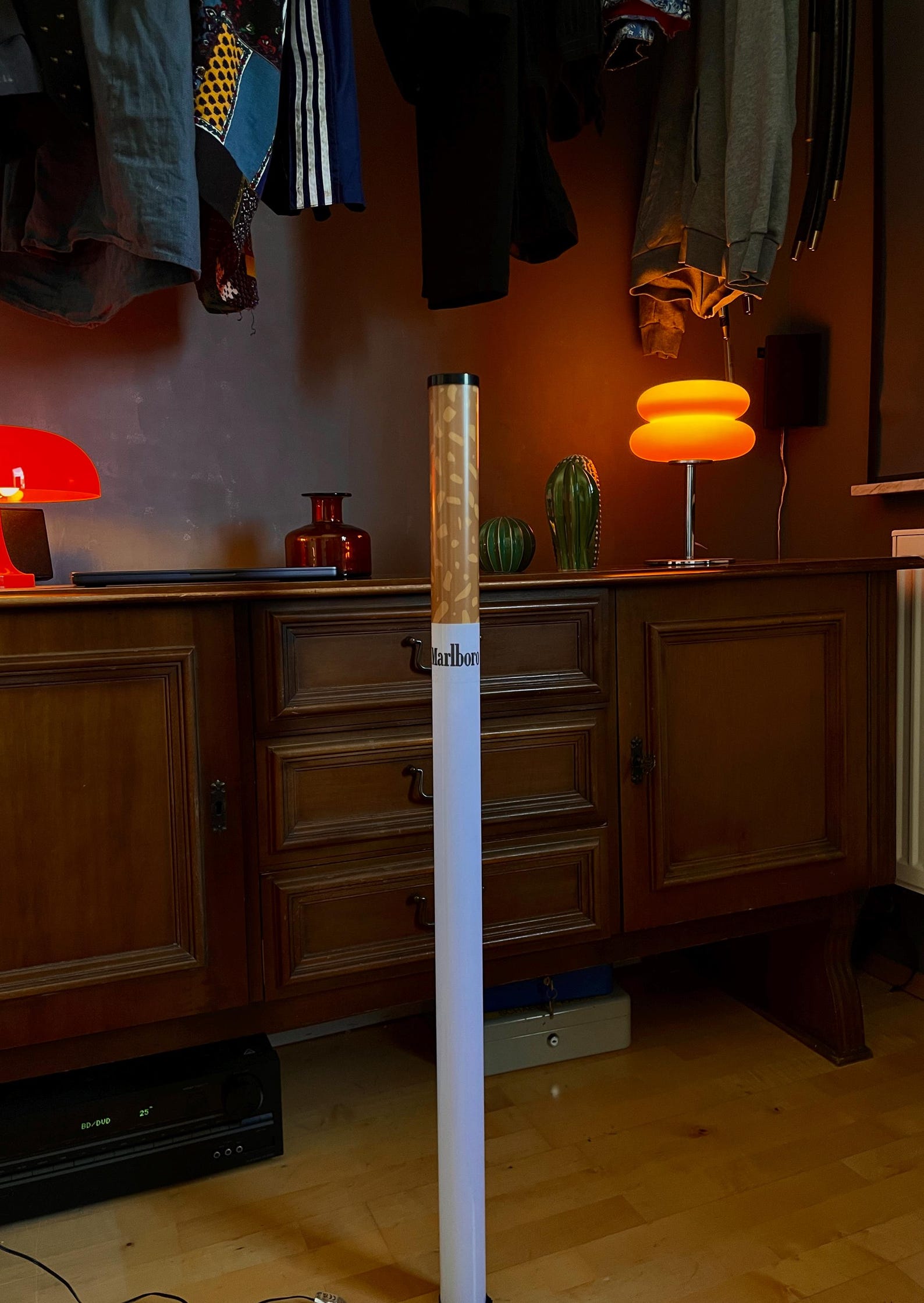 Marlboro Cigarette Floor Lamp, Retro Vintage Cigarette, Mid-century - Etsy