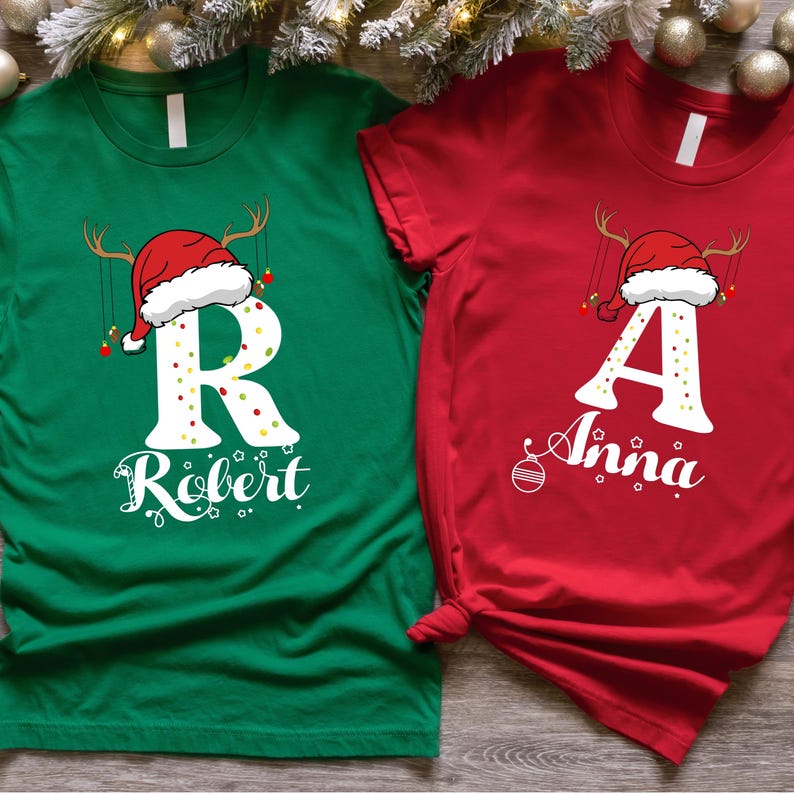 Custom Christmas Shirts 2026 – Monogrammed Holiday Tees & Sweatshirts ...