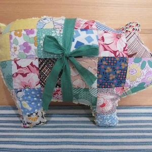 Primitive Pig Pattern Download, Easy to Sew, 2 Different Sizes and ...