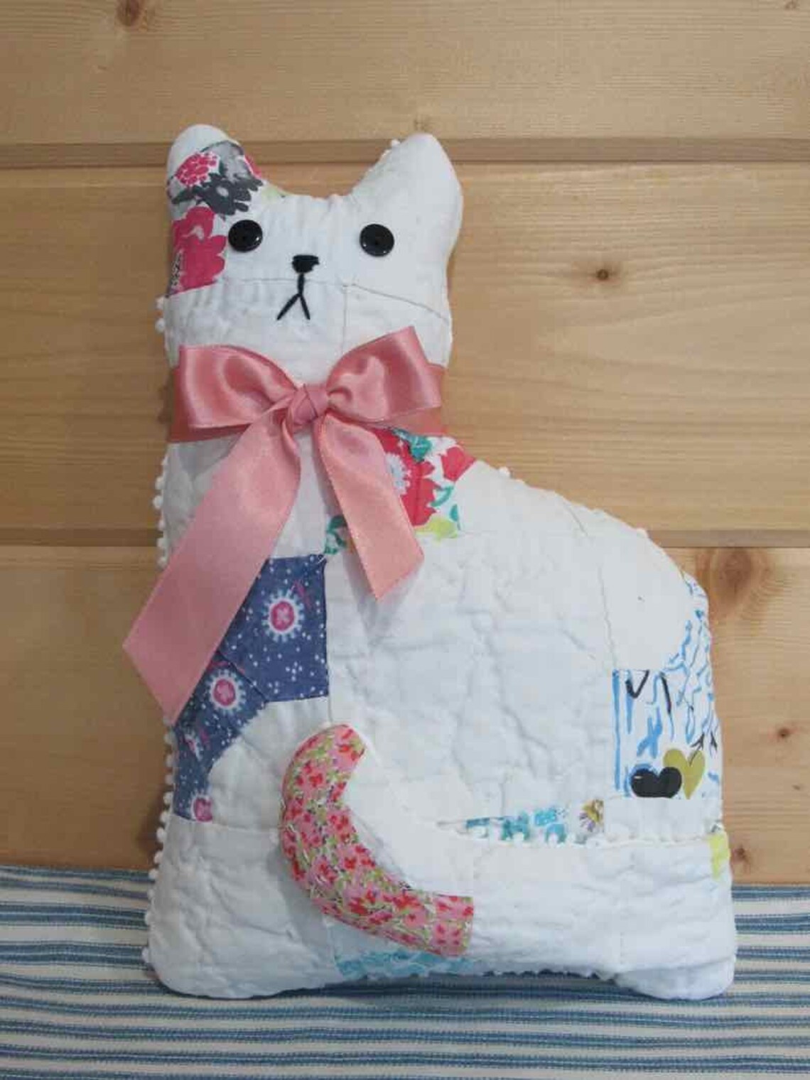 Stuffed Cat Patterns Download, Kitty Kitten Templates, Various Sizes ...