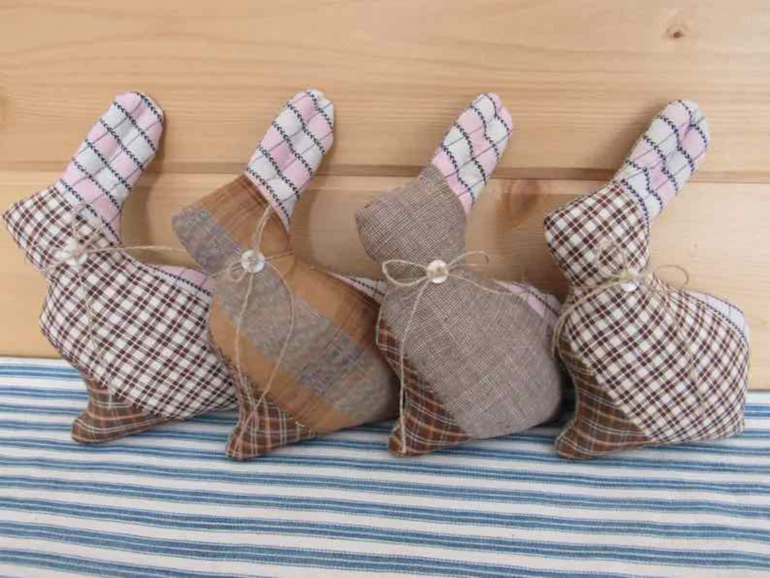 Stuffed Rabbit Patterns Download, Bunny Templates, Various Sizes and ...