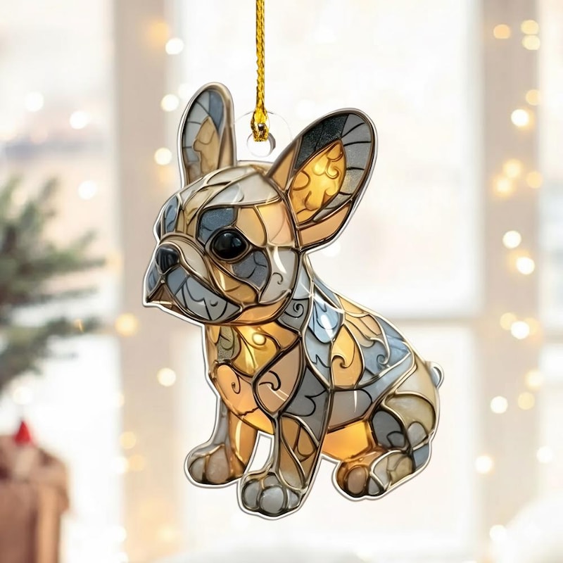 Glass With French Bulldog - Etsy