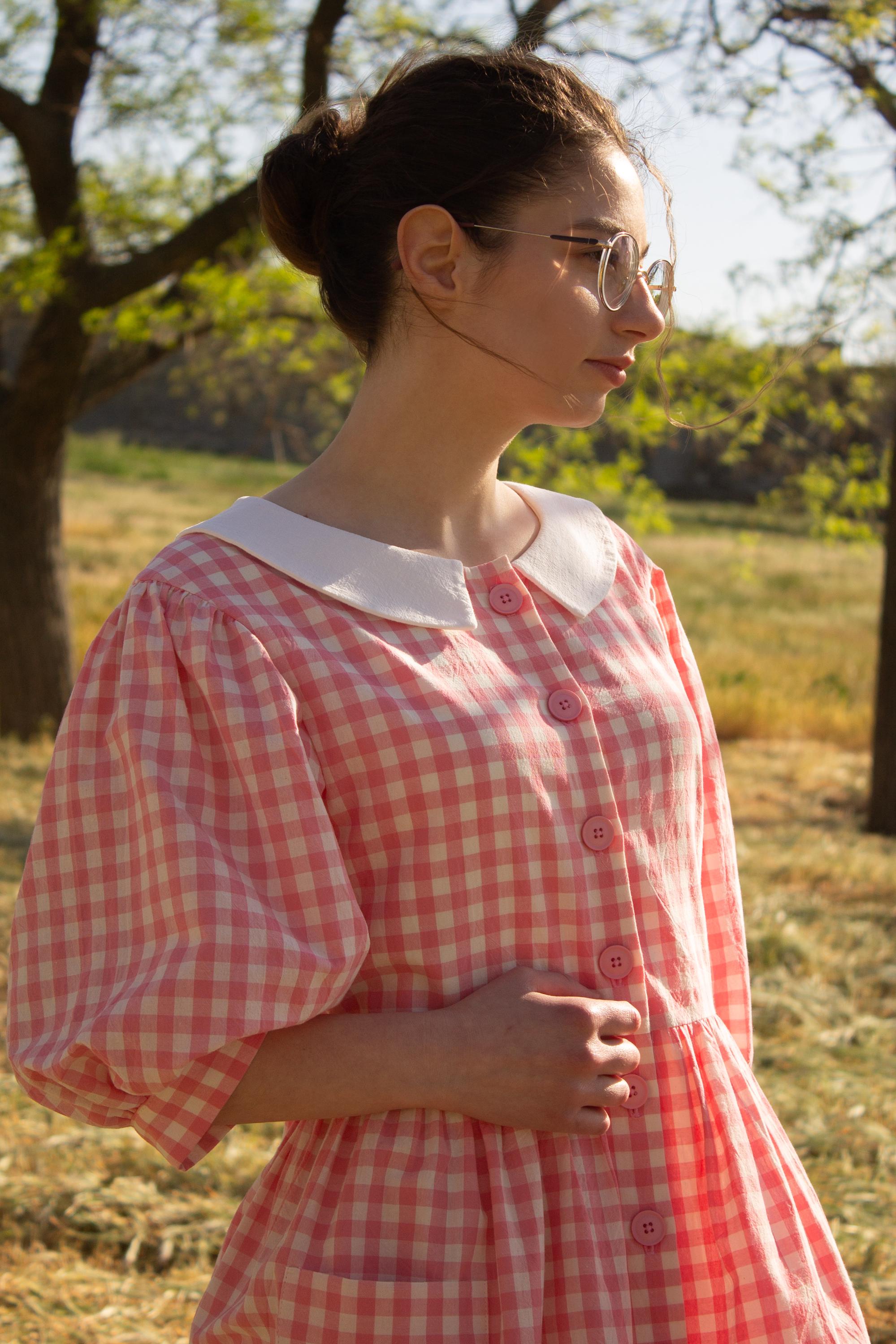 Milkmaid Cottagecore Dress, House Cotton Dress, Modest Cottagecore ...