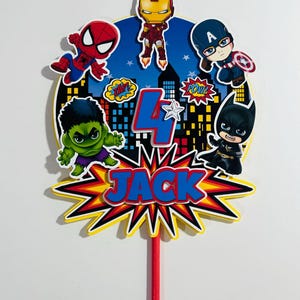 Superhero Cake Topper / Avengers - Etsy