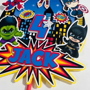 Superhero Cake Topper / Avengers - Etsy