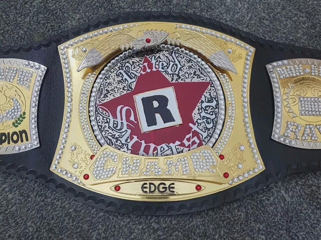 Edge Rated R Spinner Heavyweight Championship Belt Replica Adult Size ...