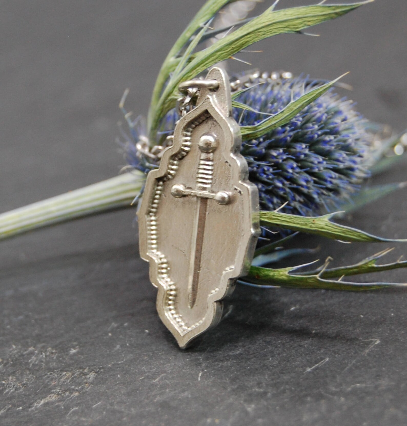Sword Pendant sterling Silver | Etsy