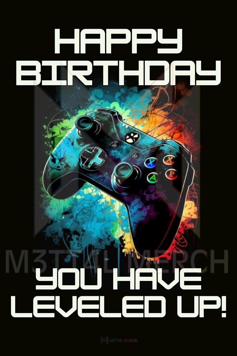 DIGITAL DOWNLOAD - Happy Birthday! You Have Leveled Up! - Xbox ...