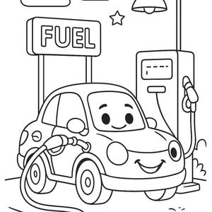Cars Coloring Pages for Kids: 17 Vehicle Printable Sheets (PDF Download ...
