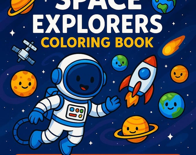 Space Coloring Pages for Kids, Coloring Book, Printable, Games, Kids ...