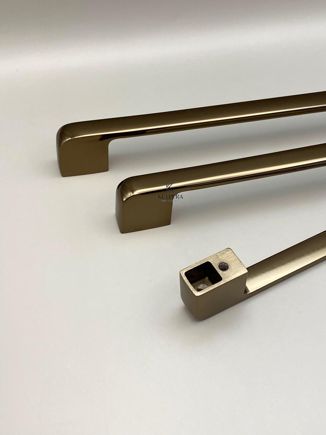 Bronze Cabinet Handles, Modern Kitchen Drawer Pulls - Etsy