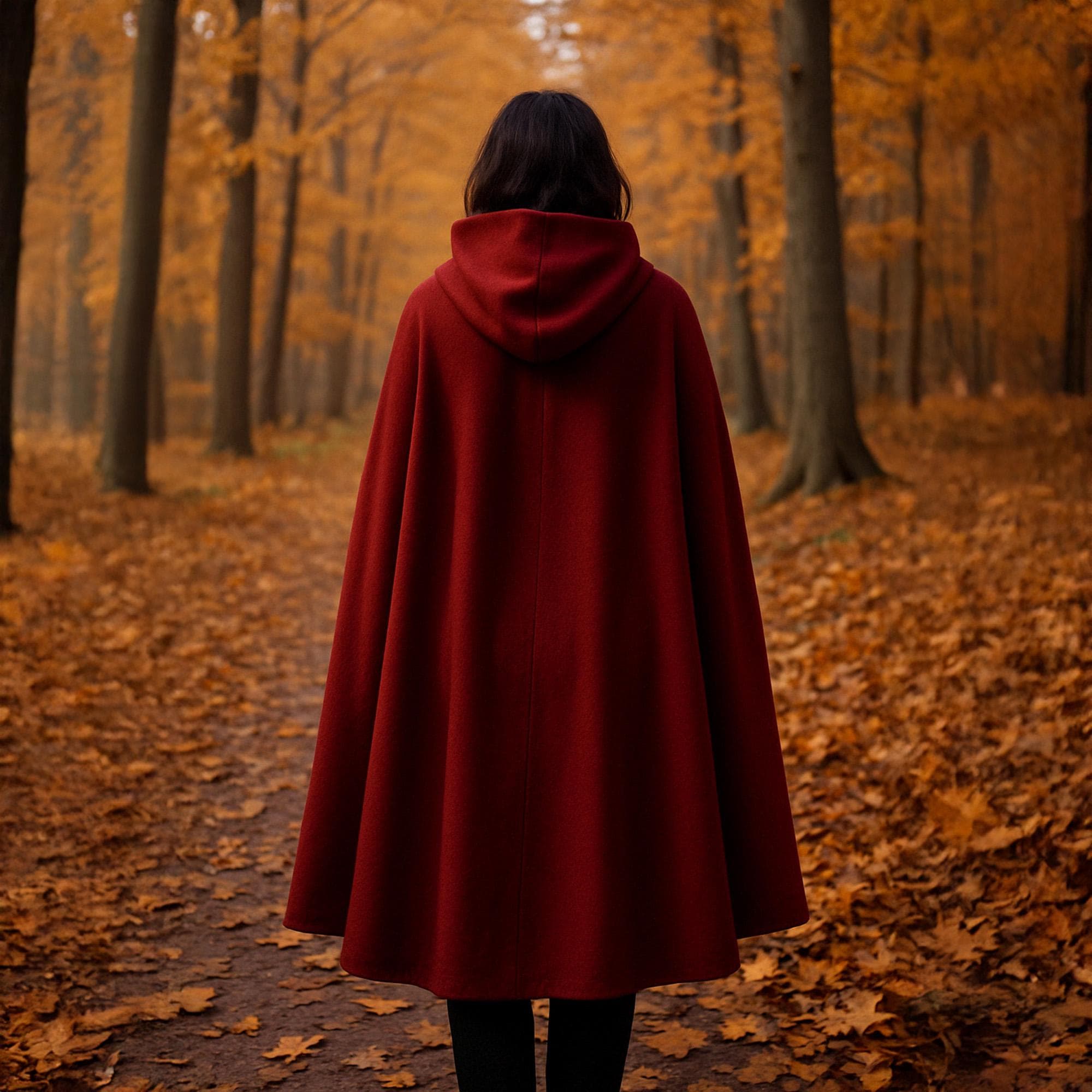 Cloak With Tie Neck Sewing Pattern PDF, Reversible Cape With Tie Neck ...